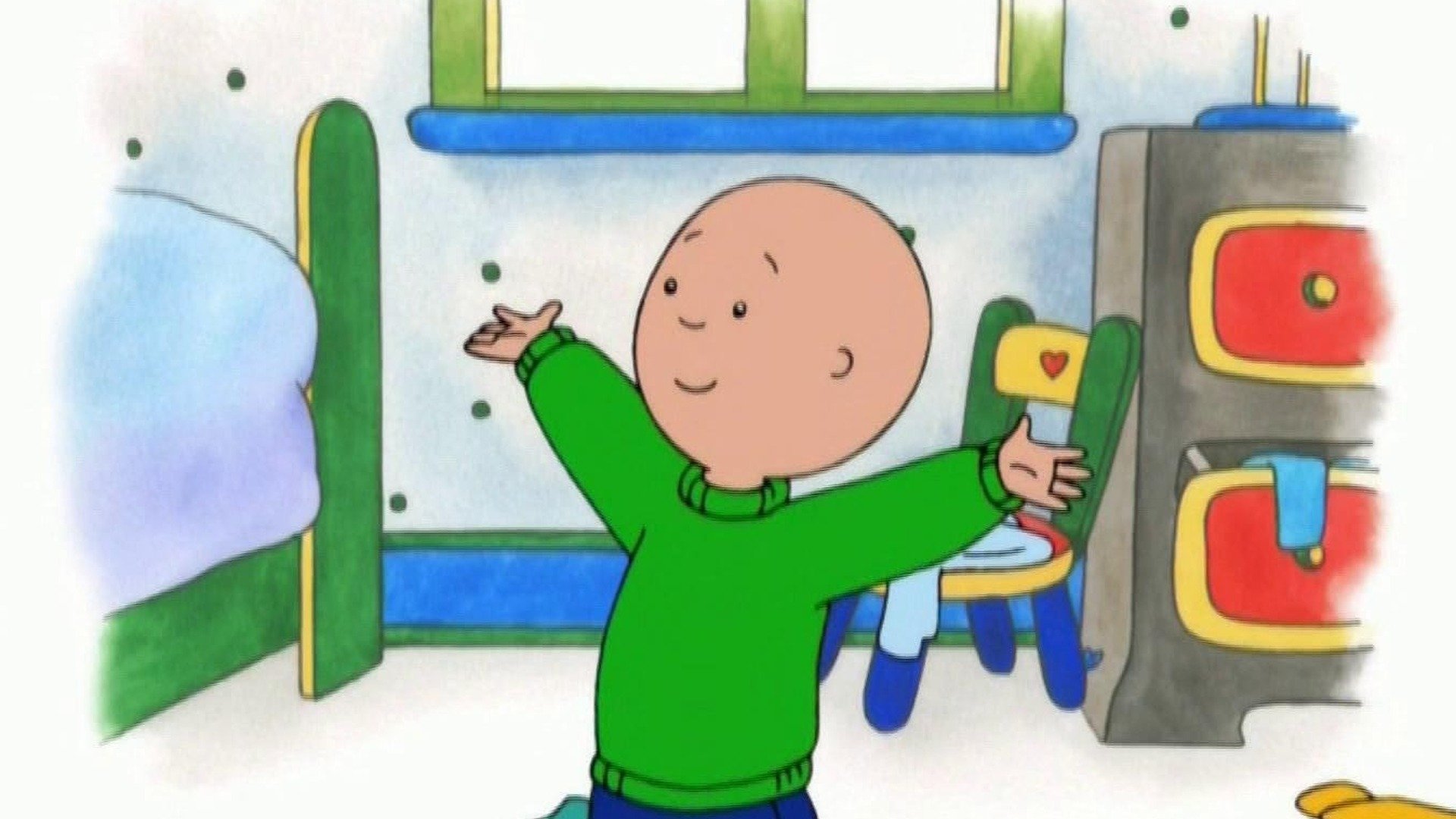 Caillou Rexy Teddy Gilbert