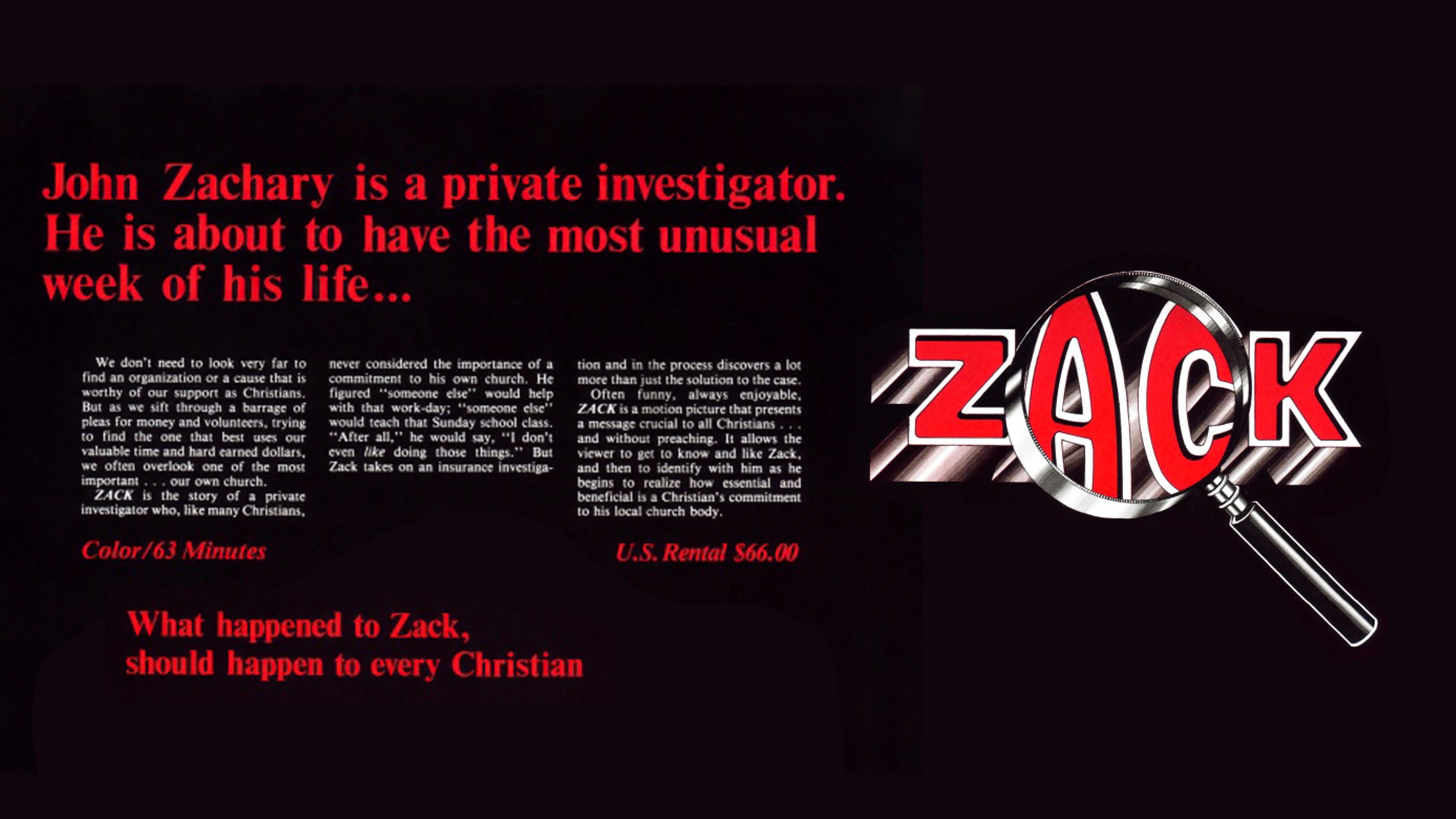 Watch Zack (1983) Full Movie Free Online - Plex