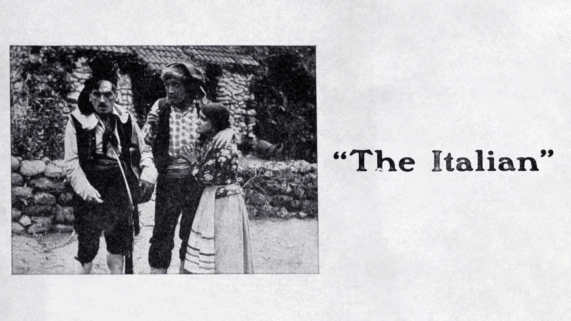 Watch The Italian (1915) Full Movie Free Online - Plex