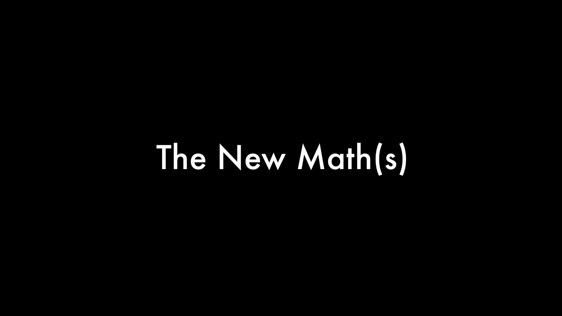 Watch The New Math(s) (2001) Full Movie Online - Plex